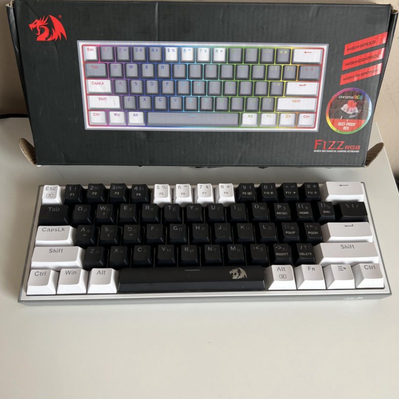 Игровая клавиатура Redragon k617 fizz – купить в Якутске, цена 3 000 ...