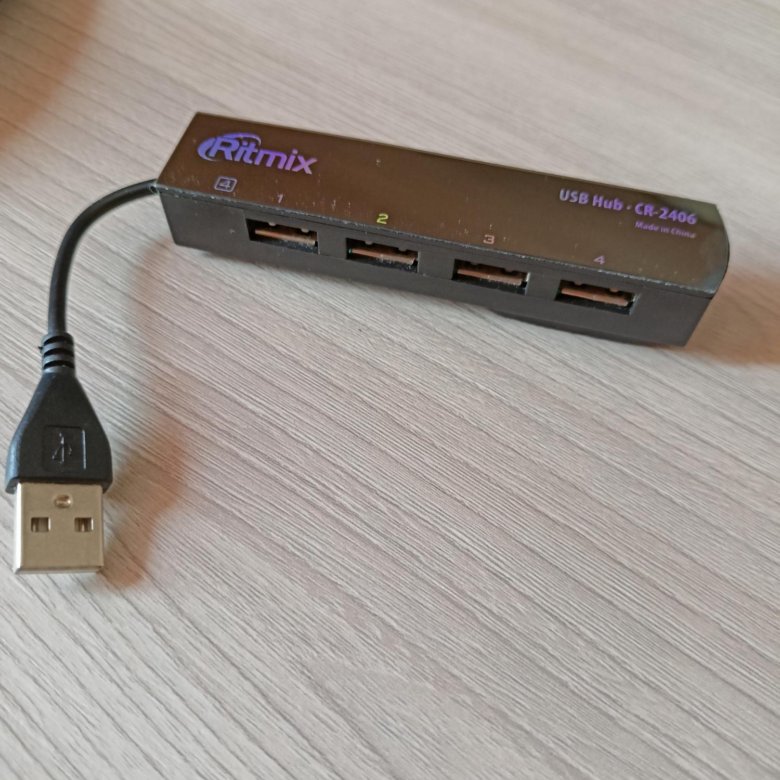 USB-разветвитель Ritmix CR-2406 – купить в Орске, цена 450 руб., дата размещения: 15.02.2025 ...