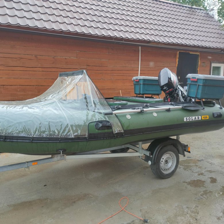 Продам ПВХ лодку с мотором – купить в Якутске, цена 430 000 руб., дата ...