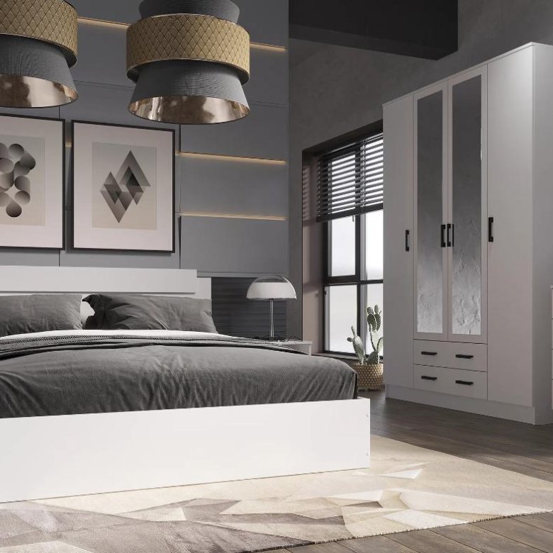 Кровать белая 160/200 – купить в Краснодаре, цена 6 000 руб., дата ...