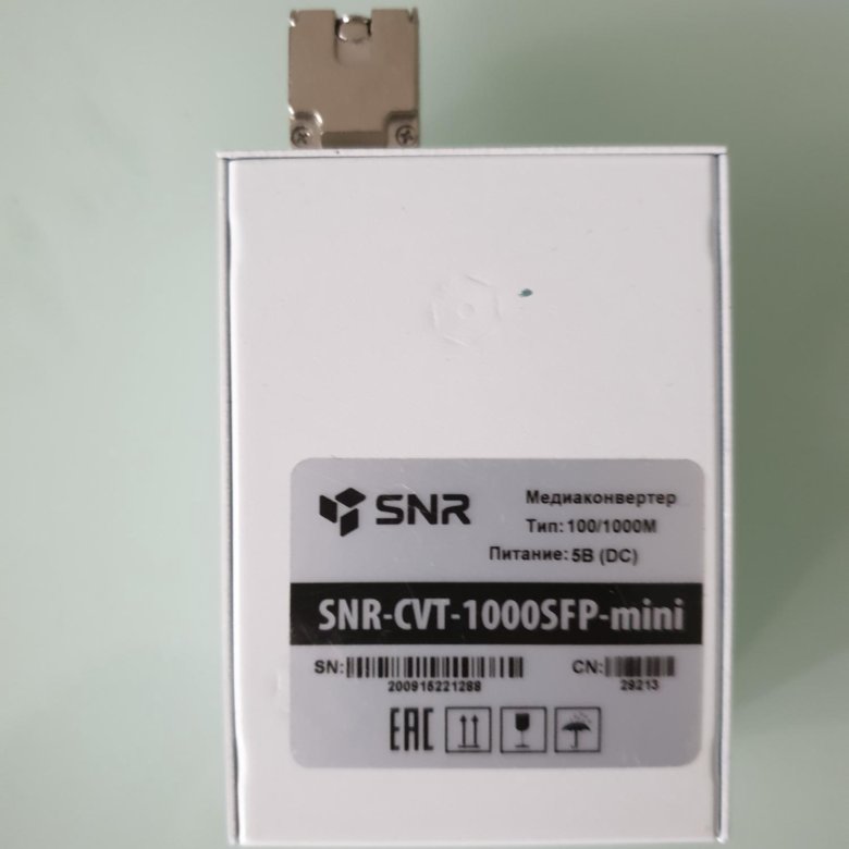 Медиа конвертер SNR CVT 1000SFP mini – купить в Екатеринбурге, цена 99 ...