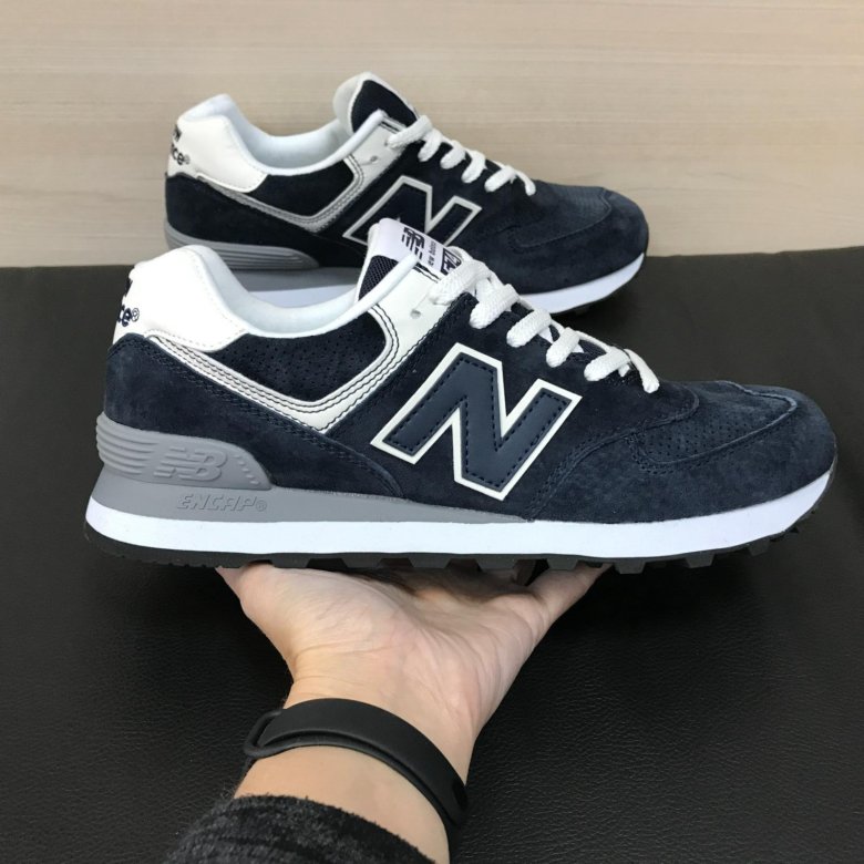 Кроссовки New Balance 574 мужские синие – купить в Москве, цена 3 700 ...