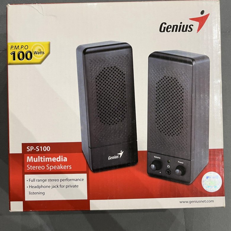 Колонки для компьютера Genius SP-S100 – купить в Самаре, цена 700 руб ...