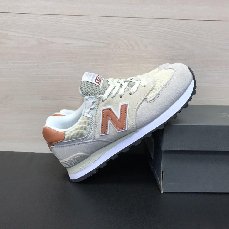 Кроссовки New Balance 574 бежевые женские – купить в Москве, цена 2 200 ...