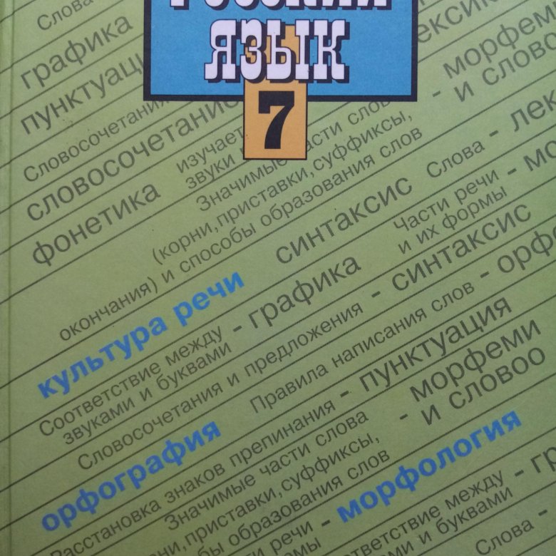 Продается учебник: Русский язык 7 класс. – купить в Елизаветинском ...