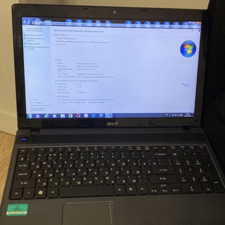 Ноутбук acer – купить в Якутске, цена 9 000 руб., дата размещения: 17. ...