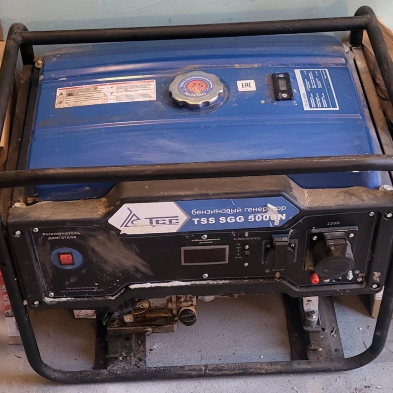 Бензогенератор с ручным стартером. TSS SGG 5000N – купить в Сургуте, цена 25 000 руб., дата ...