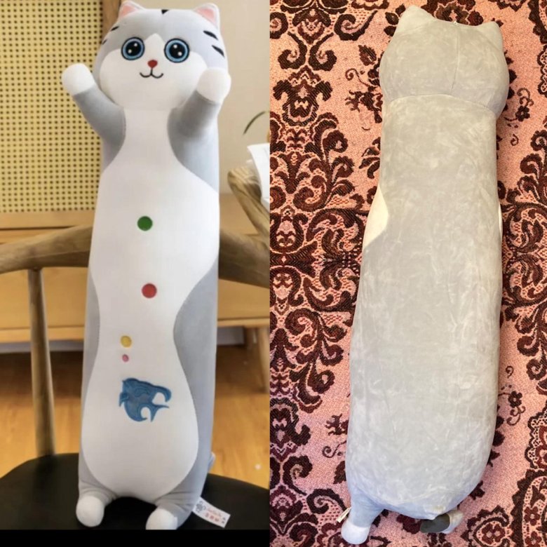 Кот-батон игрушка подушка – купить в Москве, цена 700 руб., дата ...