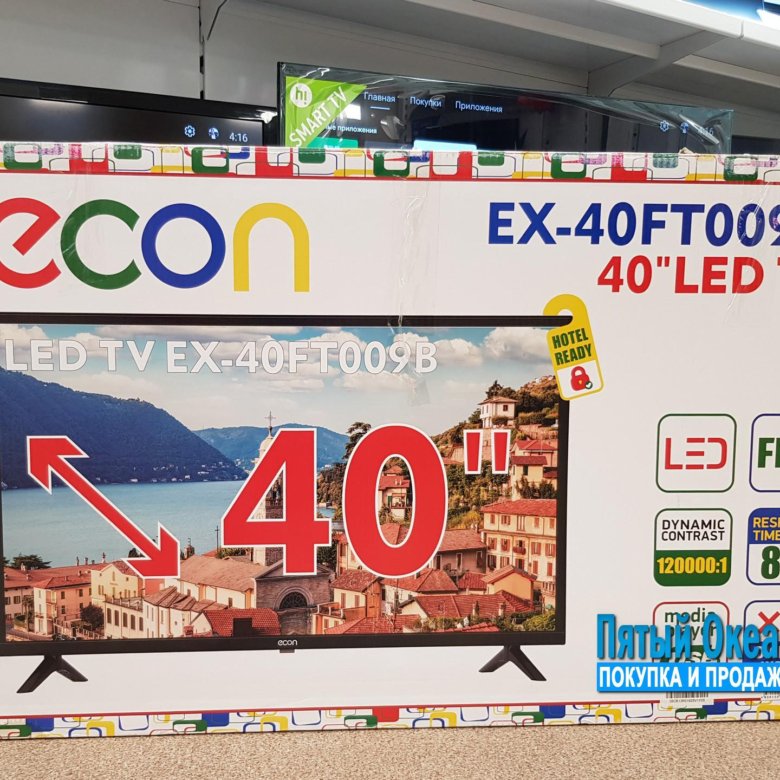 40'' (102 см) Телевизор Econ EX-40FT009 FHD – купить в Новосибирске ...