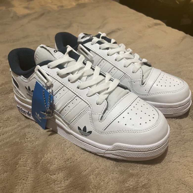 Кроссовки ADIDAS FORUM LOW WHITE VICTORY BLUE – купить в Москве, цена 4 ...