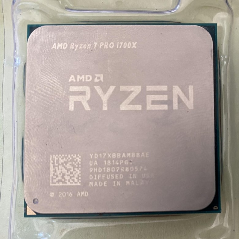 8-ядерный процессов AMD R7 PRO 1700X – купить в Якутске, цена 4 000 руб ...