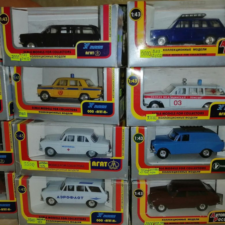 Модели советских автомобилей 1:43 – купить в Набережных Челнах, цена 2 ...