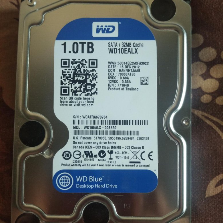 Жесткий диск Hdd на 1tb за 1000 руб купить в Якутске цена 1 000 руб