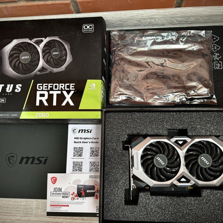 RTX 2060 6Gb MSI GP OC Edition. Пломба идеал – купить в Москве, цена 15 ...