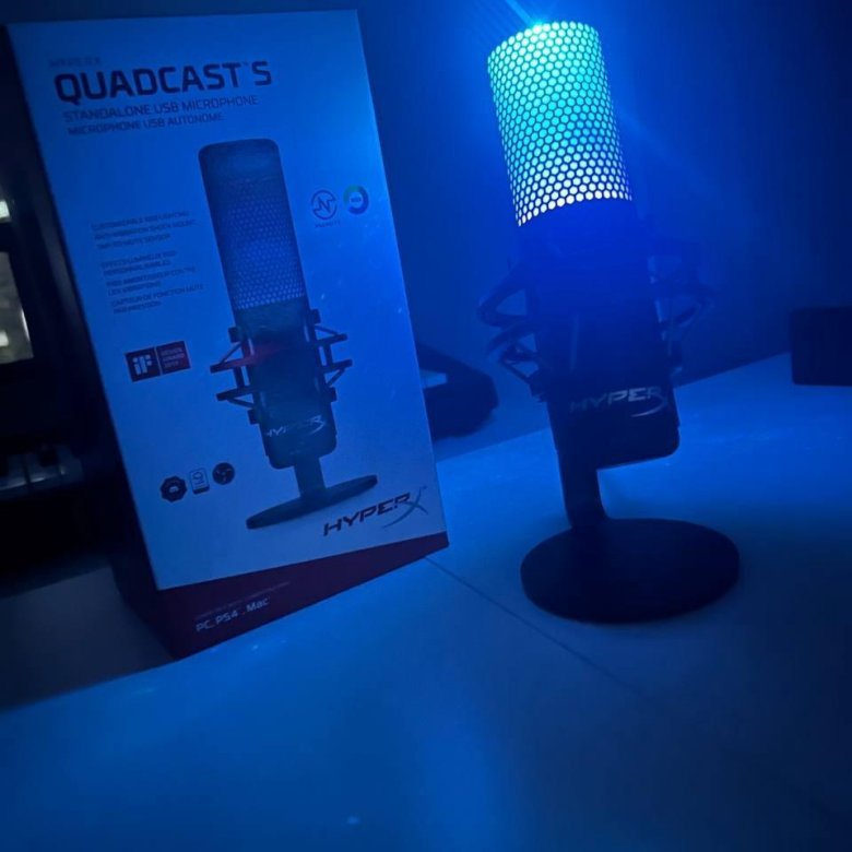 Микрофон Hyperx quadcast S – купить в Хабаровске, цена 10 000 руб ...