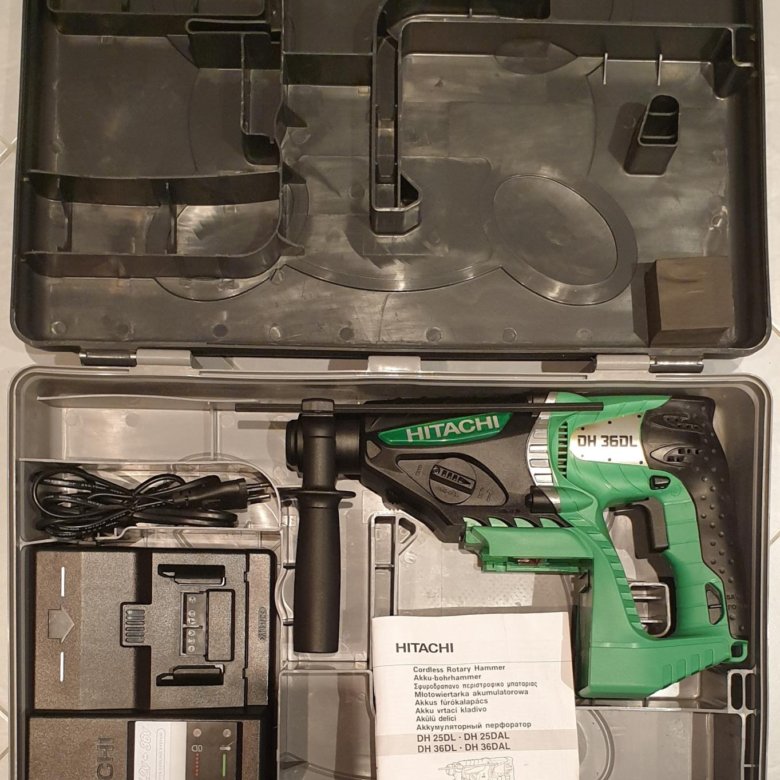Перфоратор аккумуляторный Hitachi Hikoki DH36DL – купить в Томске, цена ...
