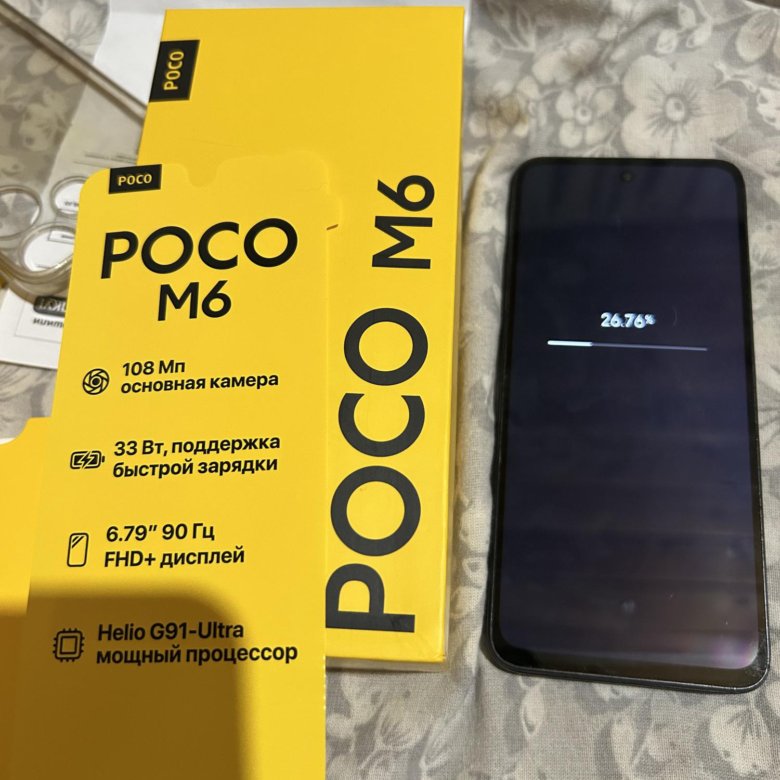 Poco M6 8/256 Андроид телефон – купить в Якутске, цена 12 000 руб., дата размещения: 01.03.2025 ...
