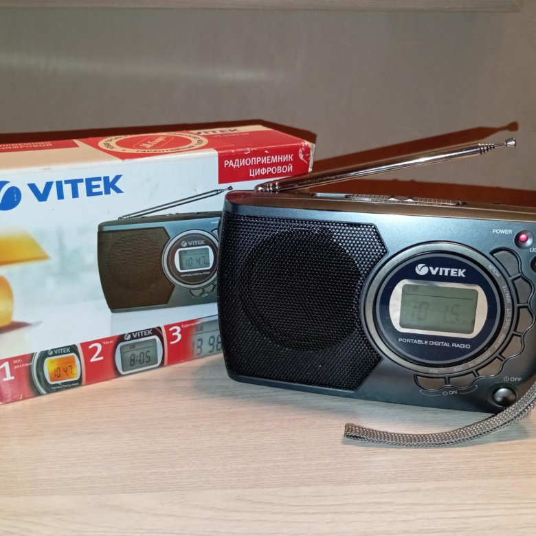 Радиоприемник VITEK VT-3583 GY – купить в Санкт-Петербурге, цена 500 руб., дата размещения: 29. ...