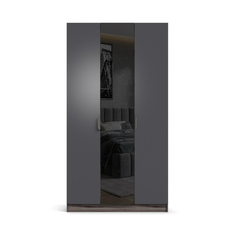 Шкаф BOSS QUADRO 120 Вяз каменный, Графит софт – купить в Комсомольске ...