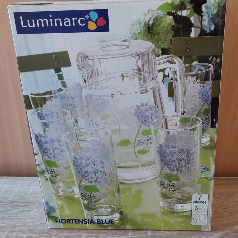 Набор посуды Luminarc - графин и 6 стаканов – купить в Калининграде ...