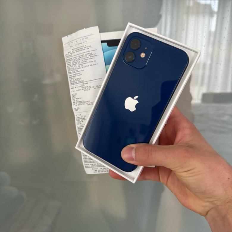 iPhone 12 128GB blue – купить в Комсомольске-на-Амуре, цена 21 500 руб., дата размещения: 17.05. ...