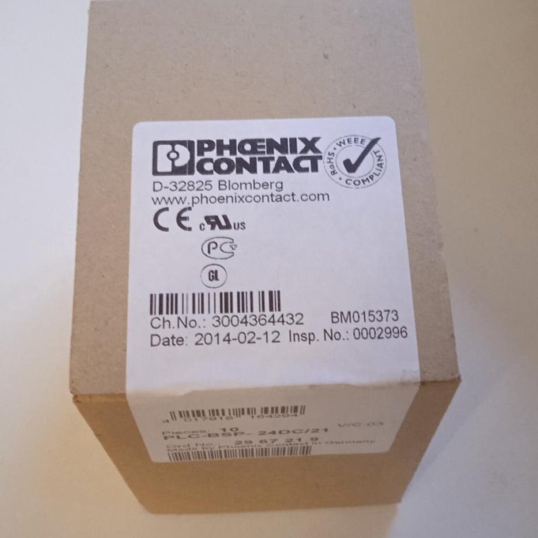 РЕЛЕ силовое Phoenix contact D-32825 Blomberg – купить в Москве, цена ...